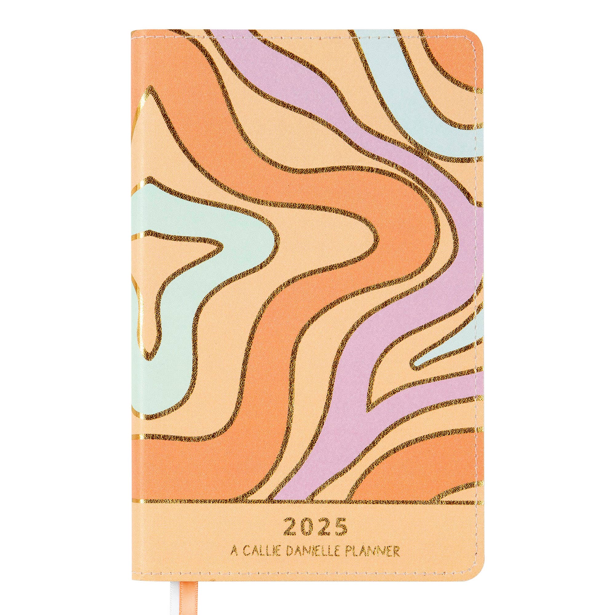 Callie Danielle - Wavy Lines Petite Planner : 2025 Calendar Year ...